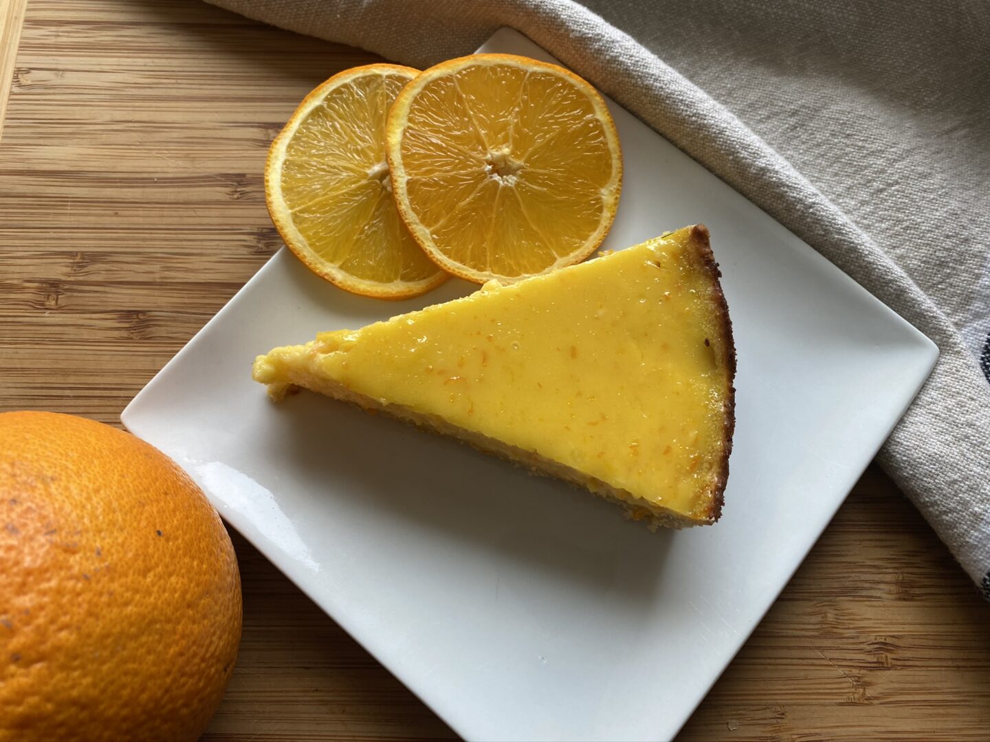 Orange tart