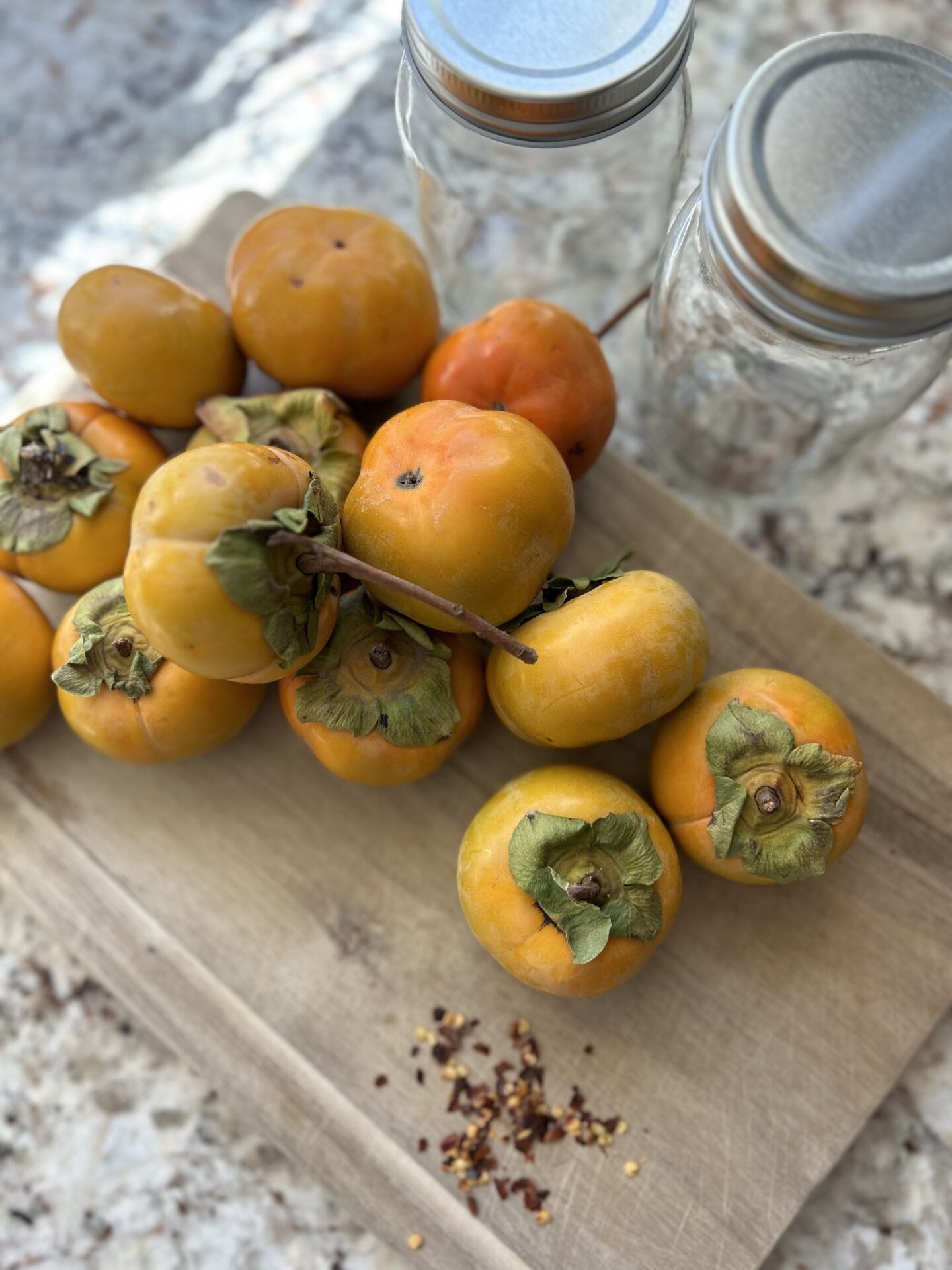 Pickled persimmons recipe - Places and Recipes